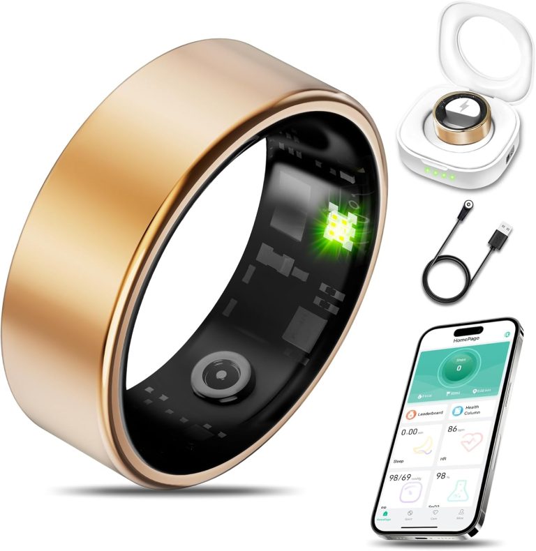 Milavan Smart Health Ring – Advanced Fitness Tracker with Heart Rate ...